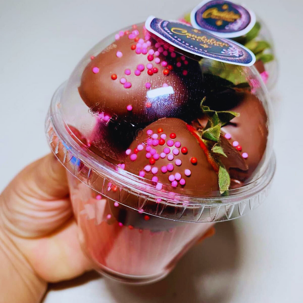 Cups de fresas con chocolate – Candylian Factory pr